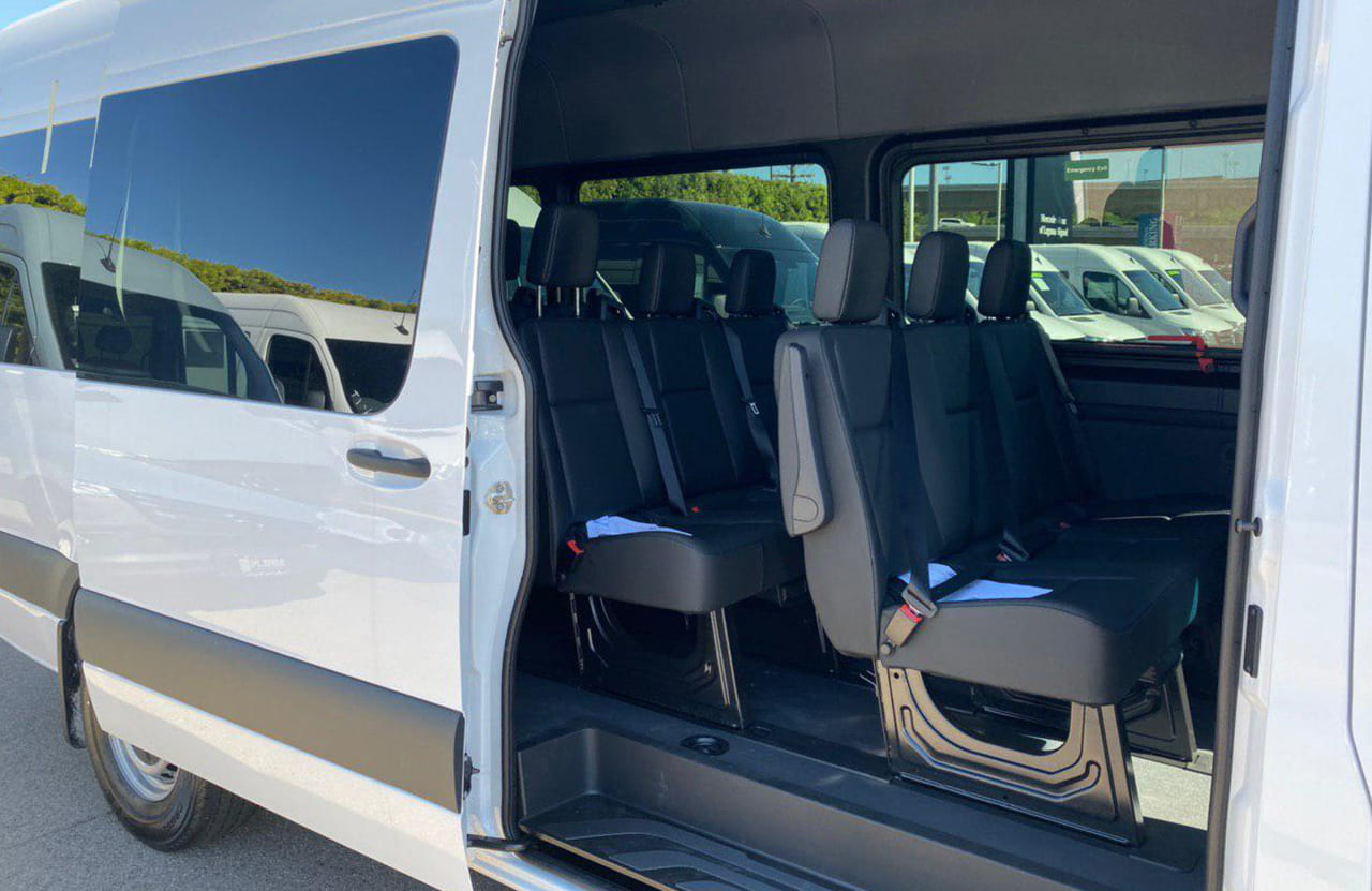 12 PAX Mercedes Sprinter - San Diego Van Rentals